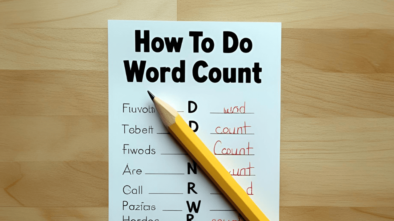 How To Do Word Count A Comprehensive Guide Words Count 5717
