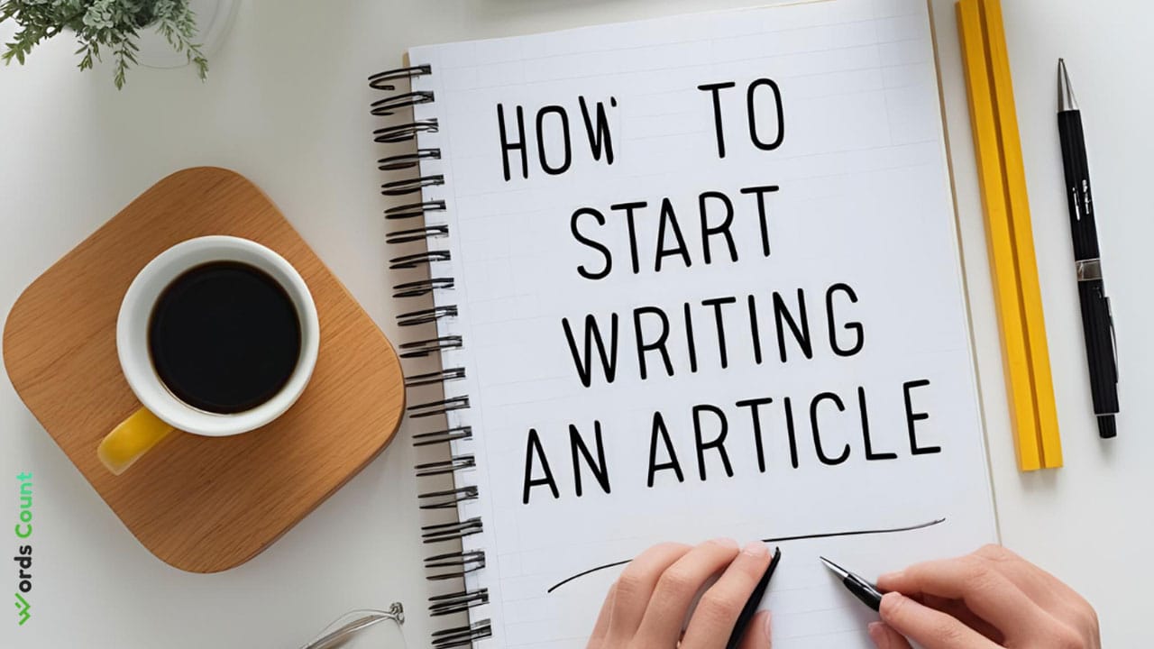 How to Start Writing an Article: A Complete Guide - Words Count