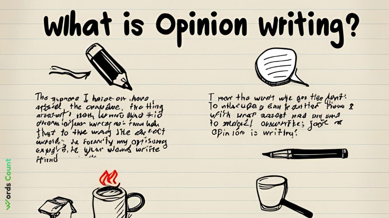 What is Opinion Writing? - Words Count