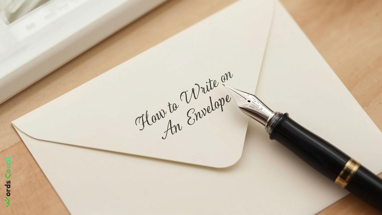 How to Write on An Envelope | Words Count